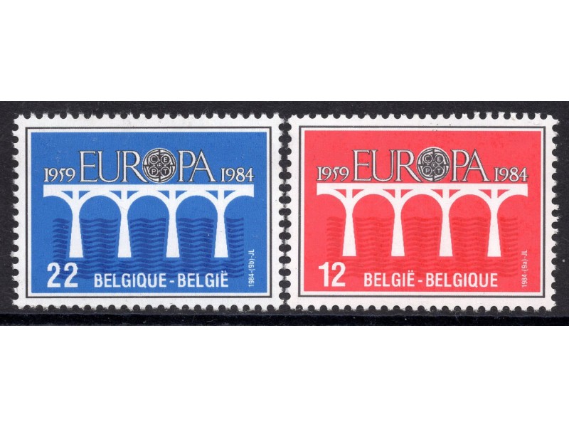 Belgija 1984. Komplet serija