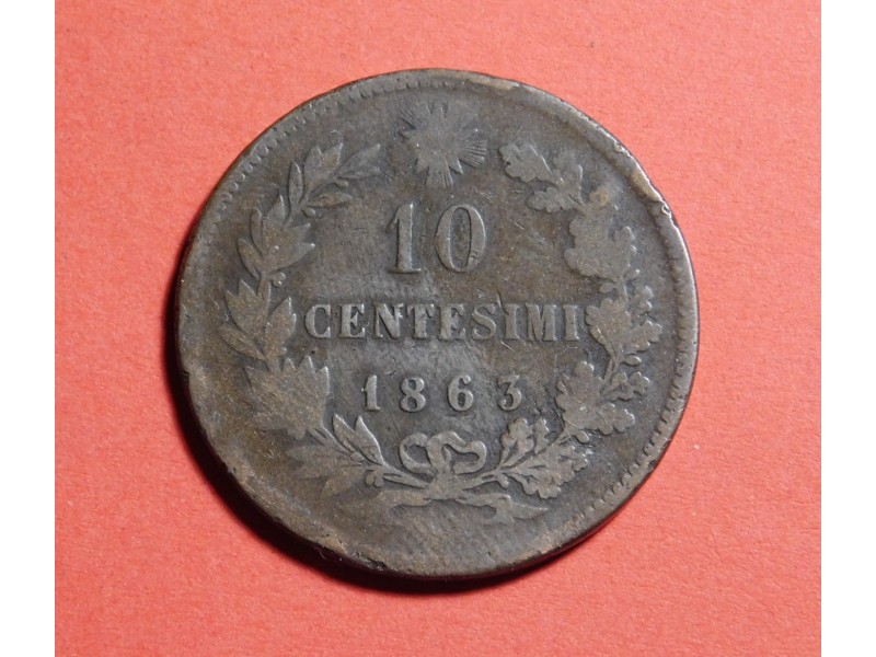 10 centesimi 1863