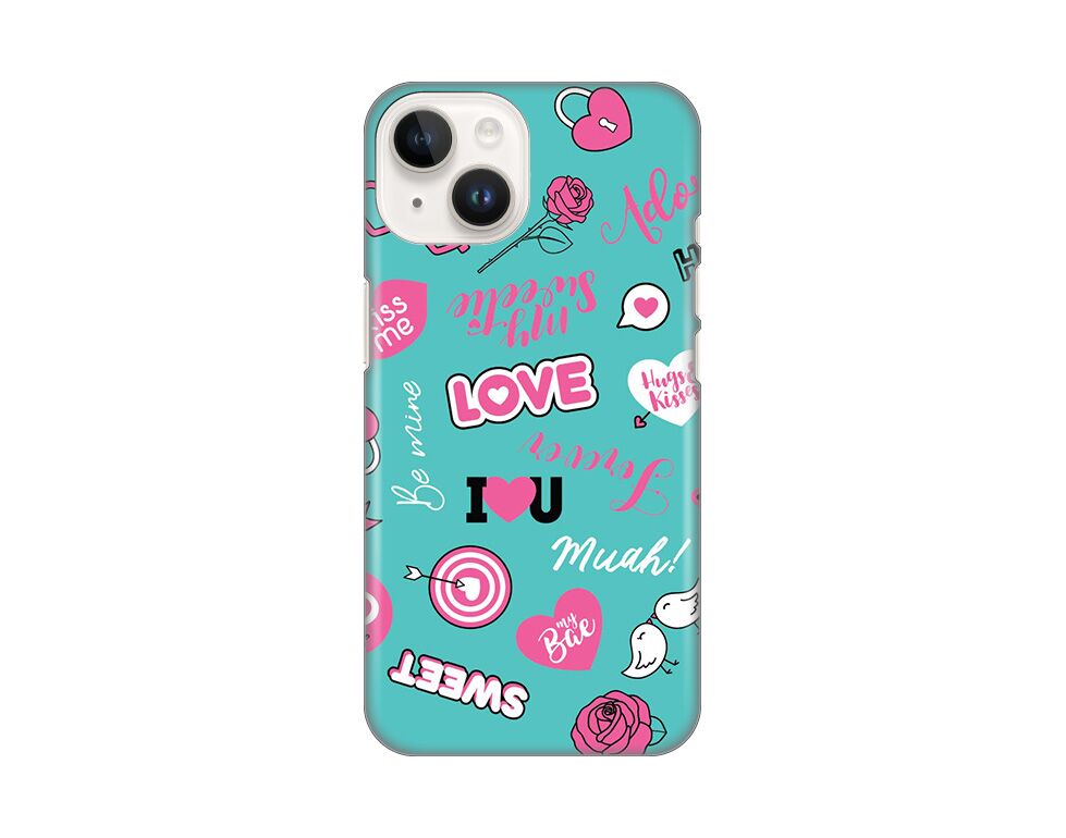 Silikonska futrola PRINT - iPhone 14 Love