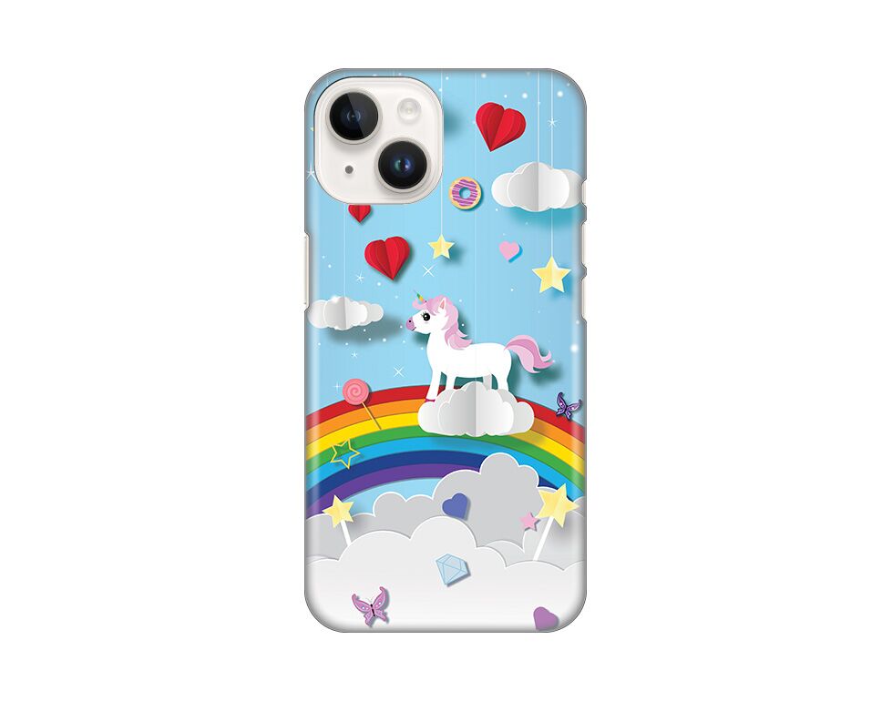 Silikonska futrola PRINT - iPhone 14 Unicorn