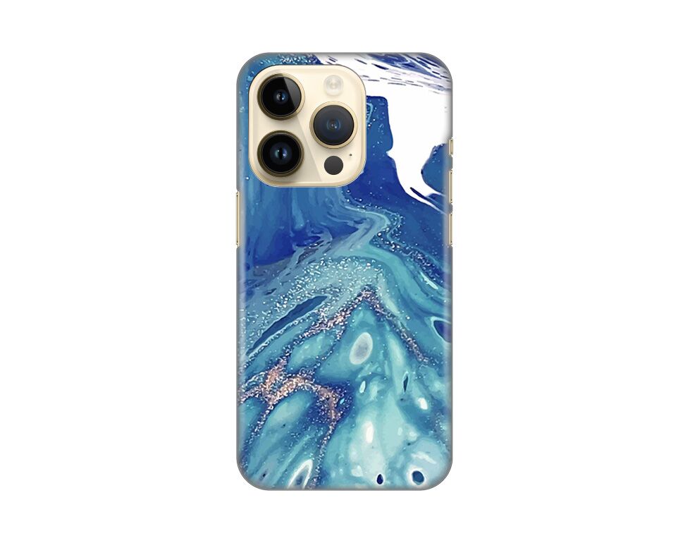Silikonska futrola PRINT - iPhone 14 Pro Blue Marble