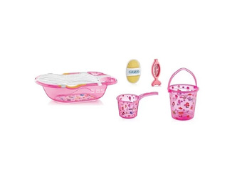 BabyJem Set za Kupanje Bebe Pink