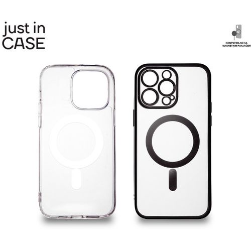 2u1 Extra case MAG MIX paket CRNI za iPhone 14 Pro Max