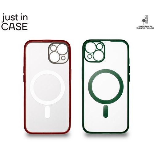 2u1 Extra case MAG MIX paket ZELENO CRVENI za iPhone 13