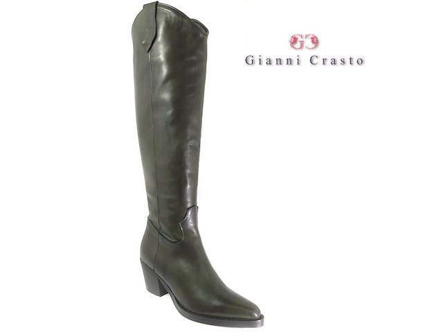 `Gianni Crasto` ženske kaubojke tamno zelene