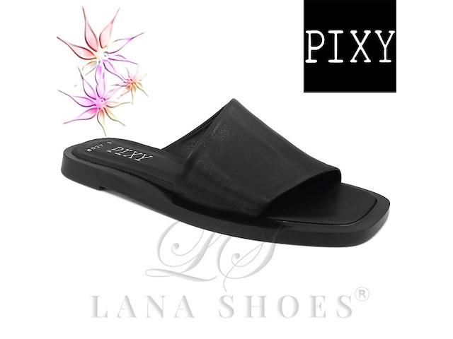 `PIXY` crne papuče