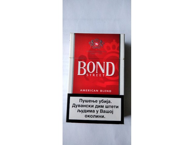 BOND street kutija od cigareta