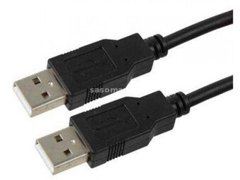 Gembird CCP-USB2-AMAM-6 USB 2.0 Cable A Male - A Male Round 1.80 m Black