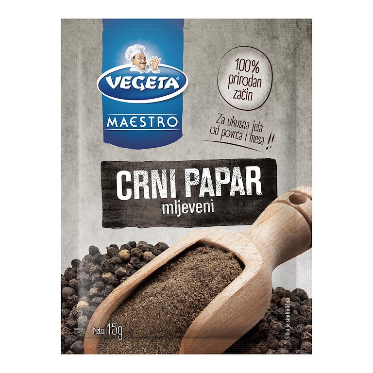 Vegeta biber crni mleveni 15g vegeta