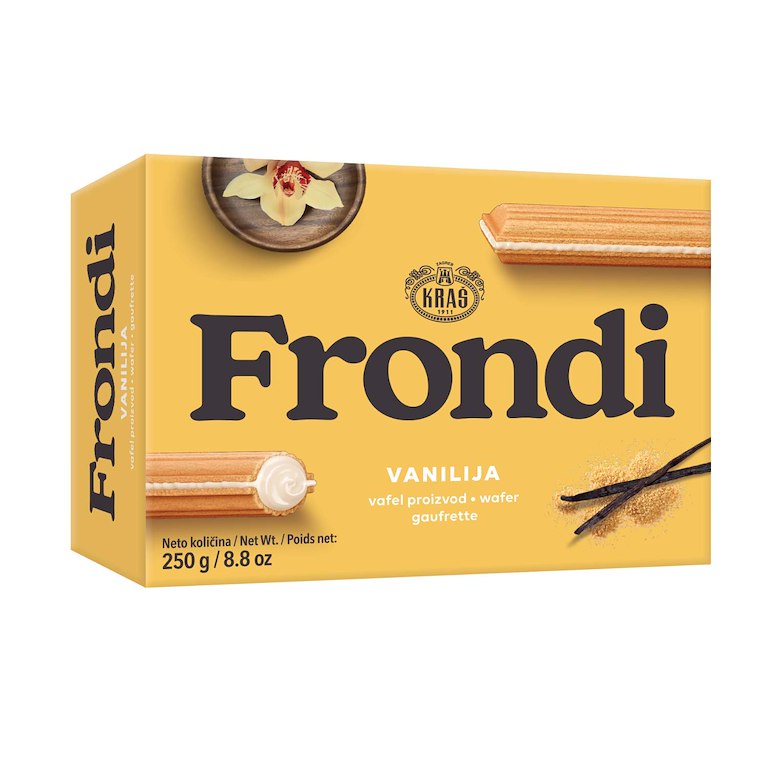 Kraš vafl vanila frondi 250g kraš