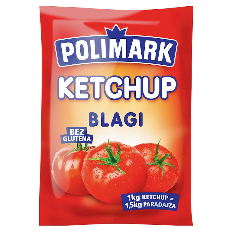 Polimark kečap blagi kesa 180g polimark