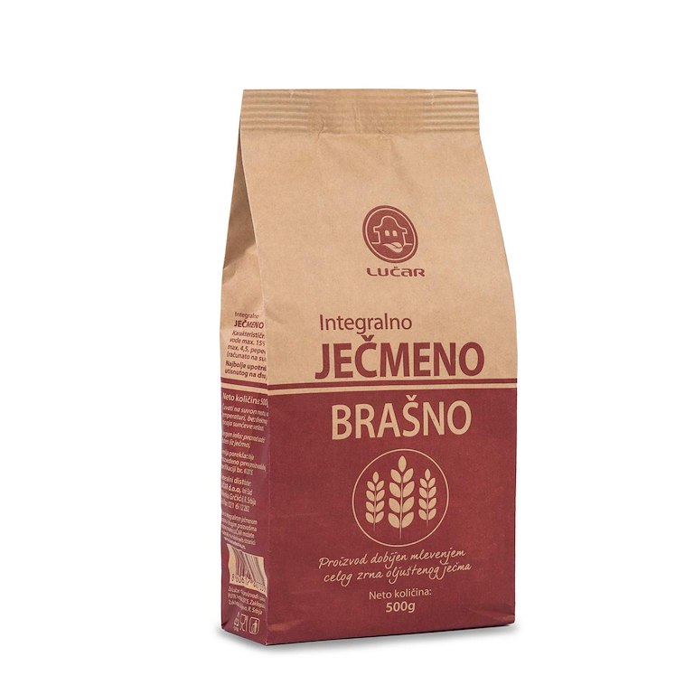 Lucar whole grain barley flour-jecmeno brasno 500 g
