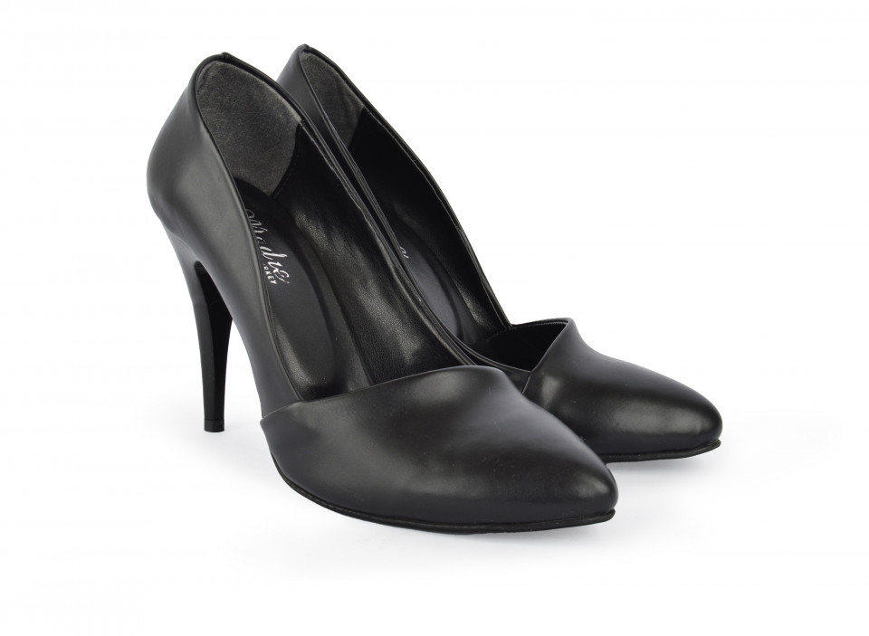 Ženske cipele na štiklu - Salonke 4085CR crne