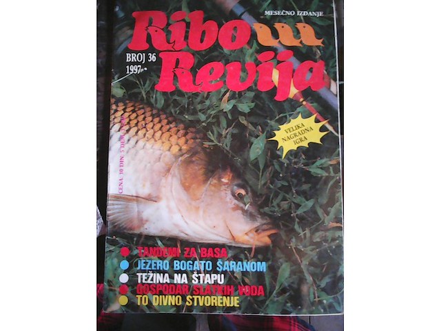 RIBO REVIJA ČASOPIS BR 36/1997