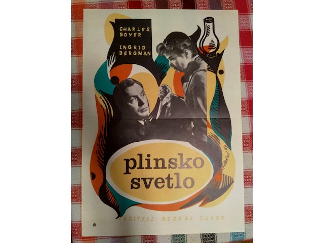 mini plakat PLINSKO SVETLO (Ingrid Bergman)