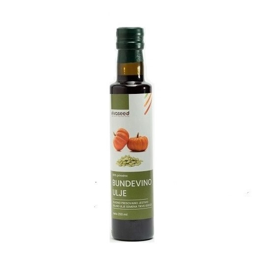 Hladno presovano bundevino ulje 250ml Vivaseed