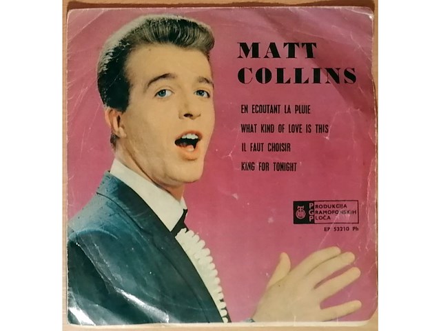 EP MATT COLLINS - En Ecoutant La Pluie (1964) VG