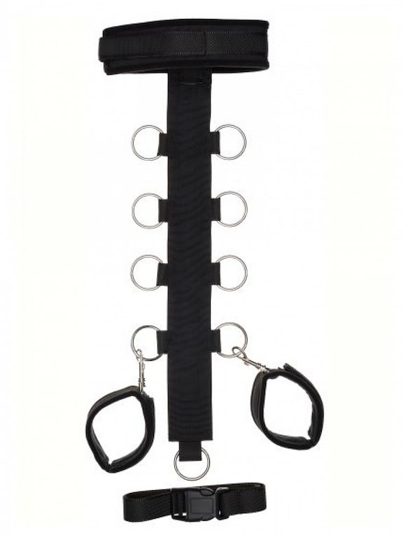 Argus Fetish T - Shape Collar And Wirst Restraint