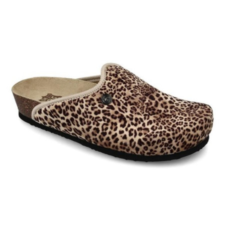 Grubin Caki ženska klompa pliš classic leopard 40 ( A066022 )