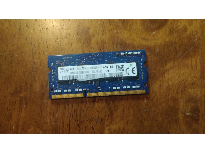 Ram memorija DDR3 Hynix 4GB , 1600Mhz , PC3L , BR7