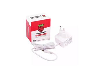 Strujni adapter za RaspberryPi USB Type-C 3000mA 5-1VDC 1-5m, beli