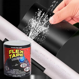 FLEX TAPE 10 x 150 cm - Crna super jaka vodootporna izolir traka za sve vrste popravki