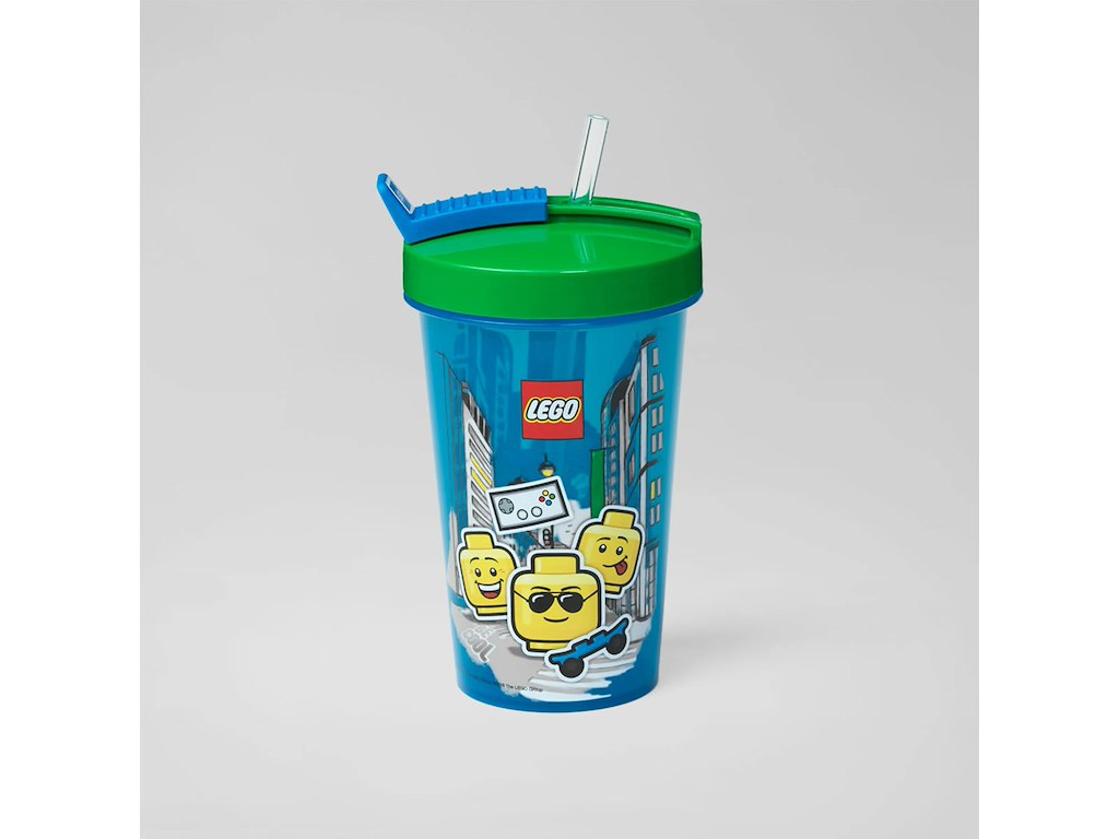 LEGO Čaša sa poklopcem i slamkom Dečak 40441724