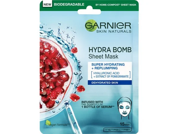 Garnier Maska za lice Skin Naturals Tissue Mask Moisture + Aqua Bomb