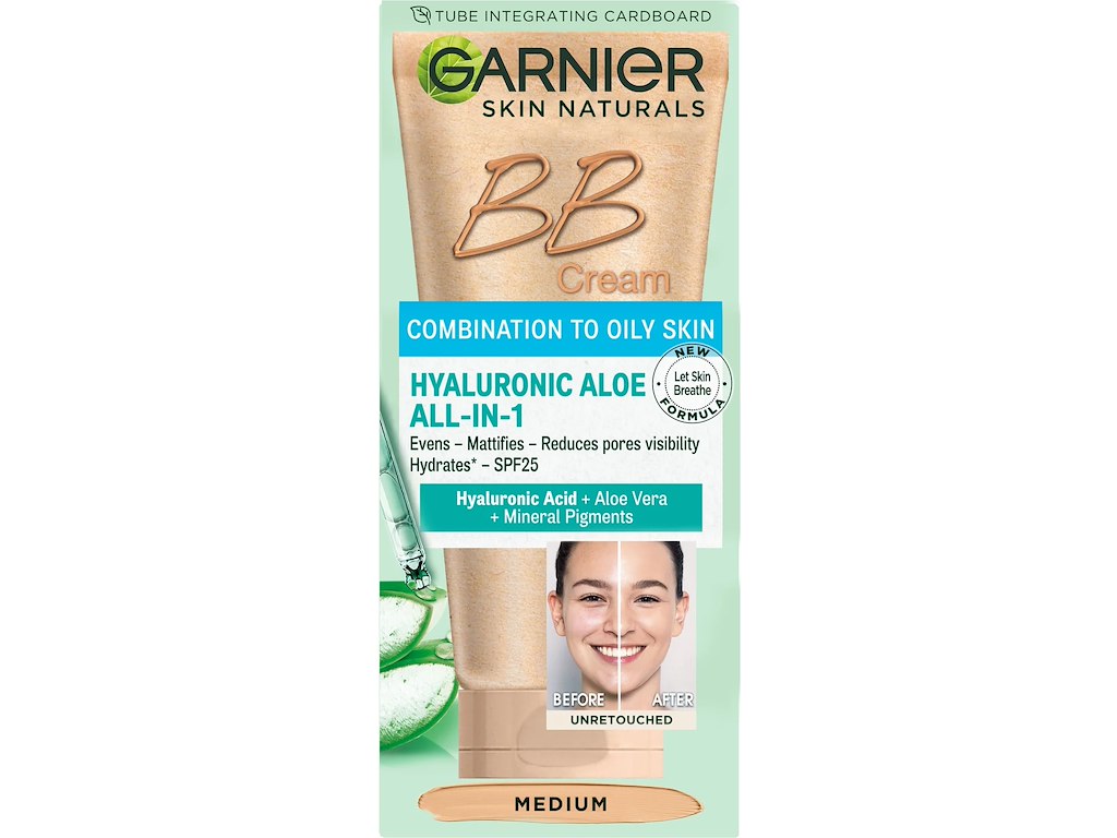 Garnier BB Krema Skin Naturals Oil Free Medium 50ml