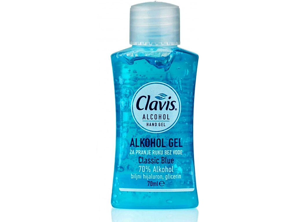 Clavis Antibakterijski gel za dezinfekciju ruku Classic Blue 70ml
