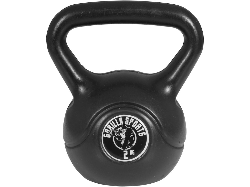 GORILLA SPORTS Plastično rusko zvono od 2 kg