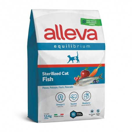 Alleva Cat Adult Equilibrium Sterilised Riba 0.4kg