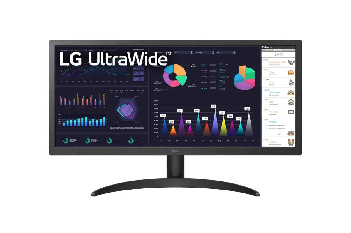 LG 26WQ500-B IPS monitor 25.7"