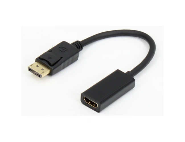 E-Green (OST05419) kabl Display Port 1.4 (muški) na HDMI 2.0 (ženski) 20cm crni