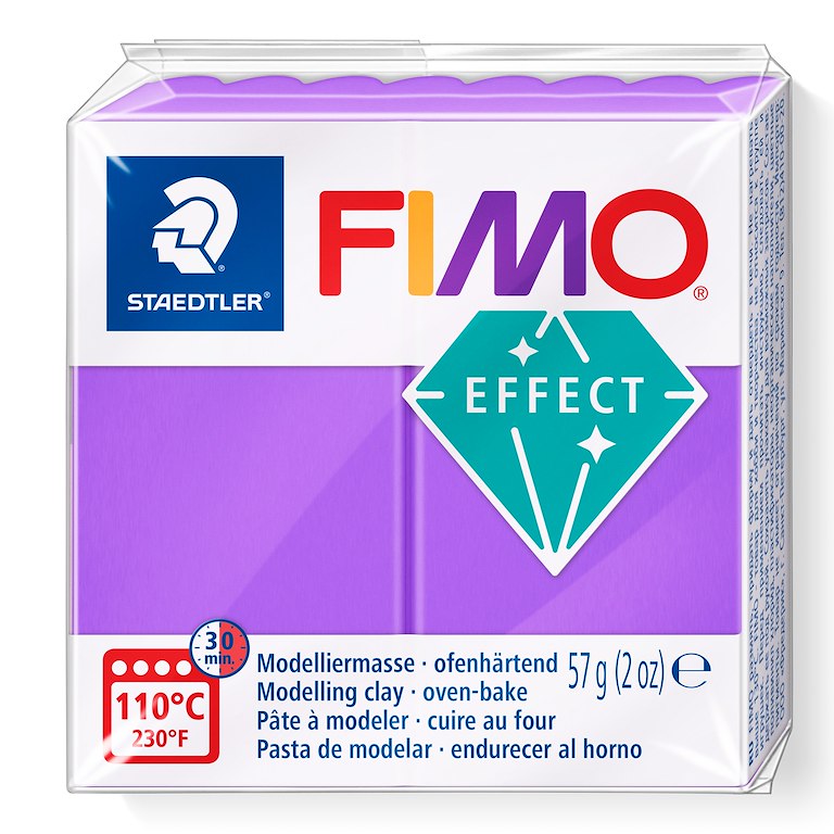 FIMO EFFECT Providno ljubičasta