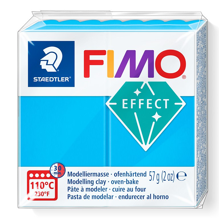 FIMO EFFECT Transparent plava