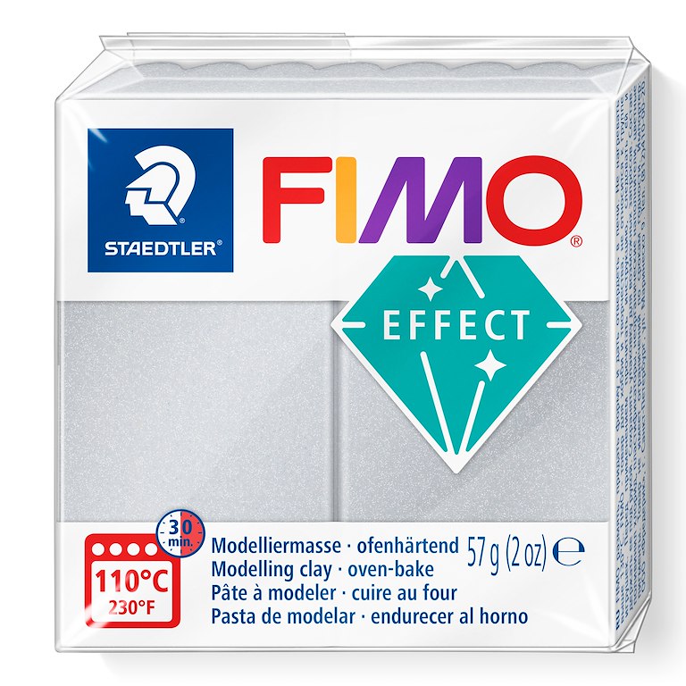 FIMO EFEKT SREBRNI BISER