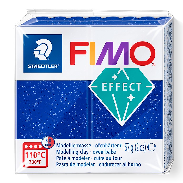 FIMO EFEKT PLAVA SA ŠLJOKICAMA