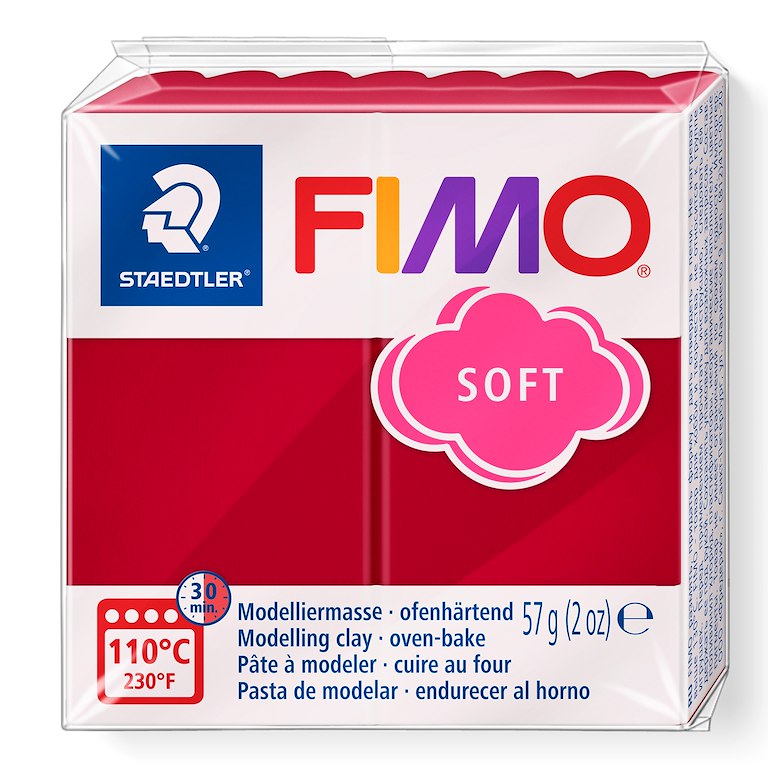 FIMO SOFT Višnja crvena