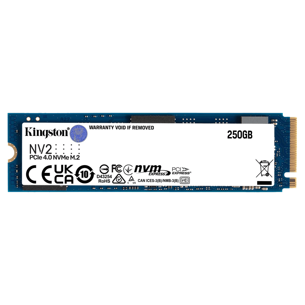 KINGSTON NV2 250GB PCIe 4.0 M.2 2280 NVMe SNV2S/250G - SSD