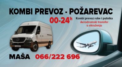 Kombi prevoz Požarevac - Srbija