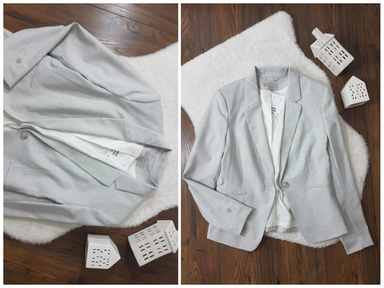 H&M * 40 * strukiran sako * NOVO