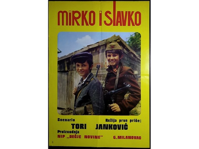 MIRKO I SLAVKO (1973) FILMSKI PLAKAT