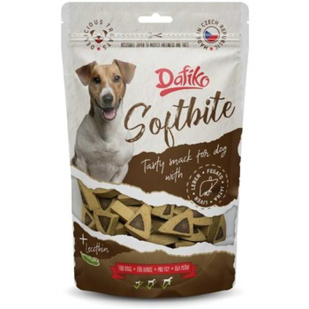 Dafiko poslastica za pse - Softbite Filled Triangle Jetra 150g