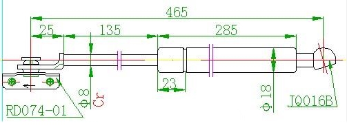 AMORTIZER HAUBE (465L-500N)