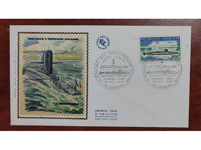 Francuska FDC 25.10.1969.