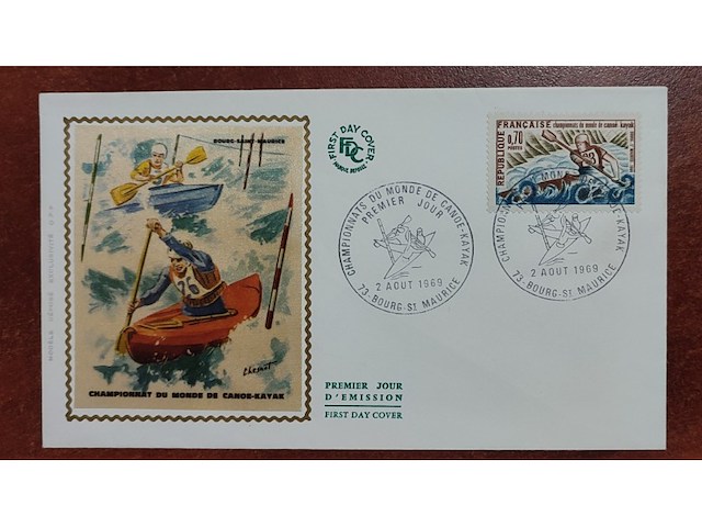 Francuska FDC 2.08.1969.