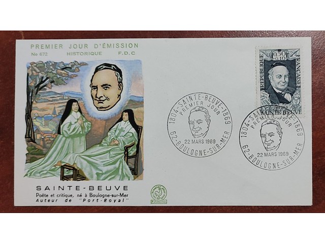 Francuska FDC 22.03.1969.