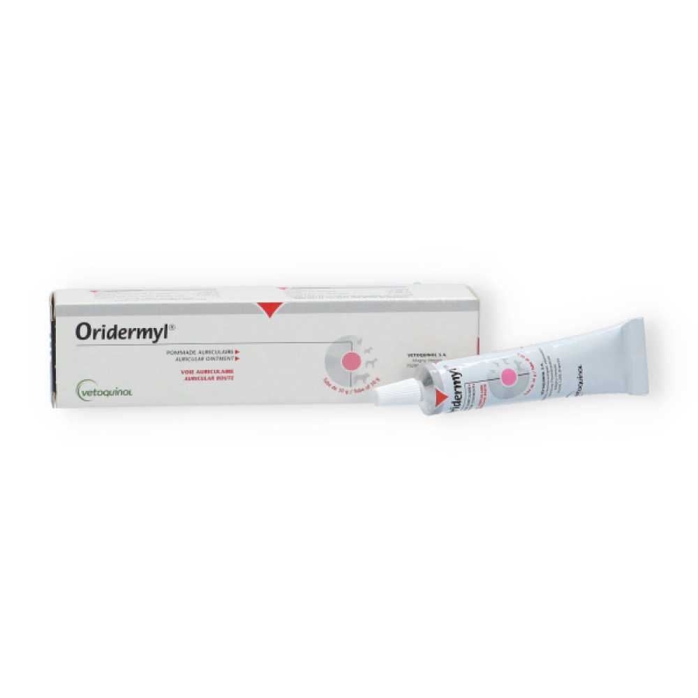 Vetoquinol Oridermyl - mast za uši 10g