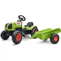 Dečiji Claas traktor na pedale sa prikolicom Falk Toys 2057